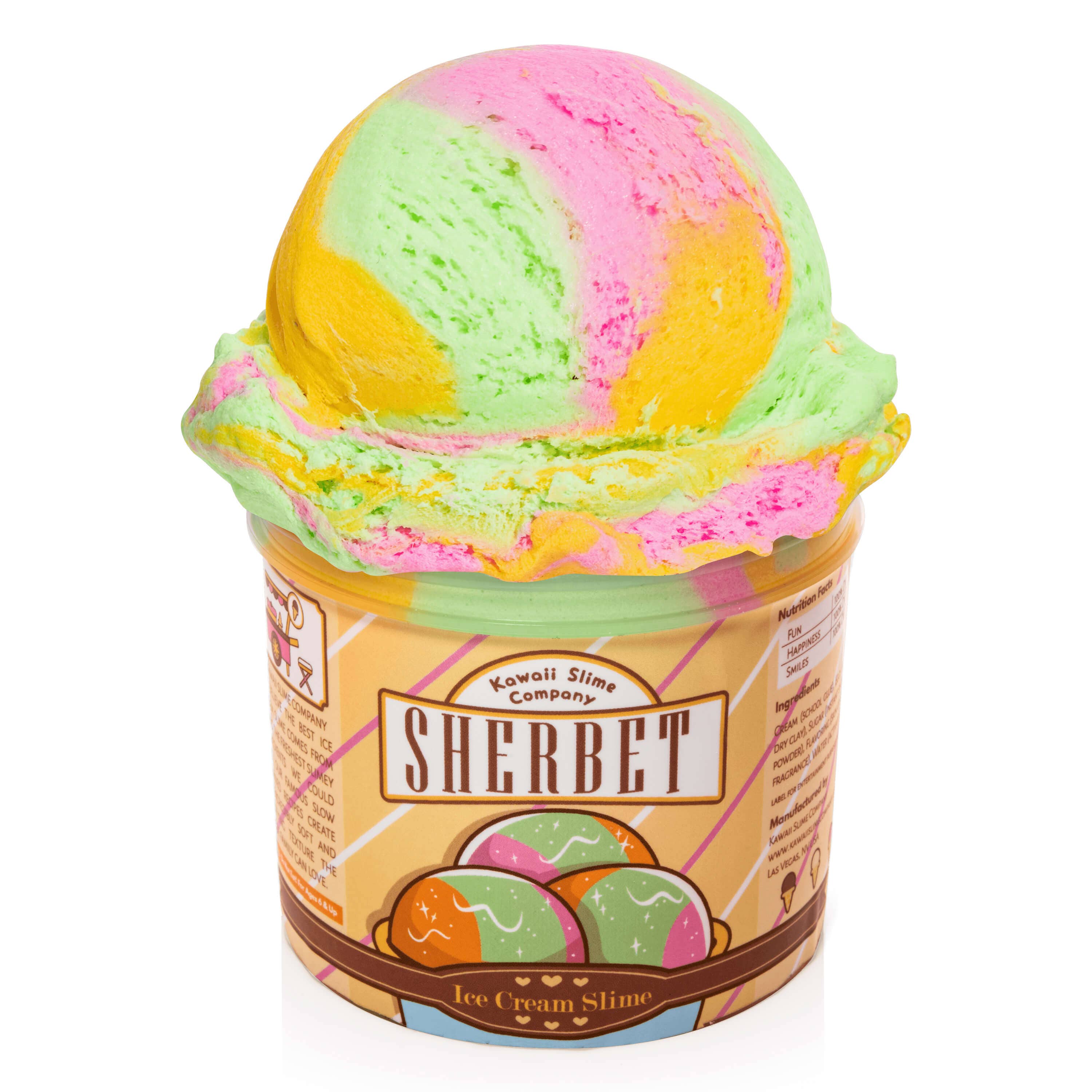 Sherbet Scented Ice Cream Pint Slime – Treasurebox Toys
